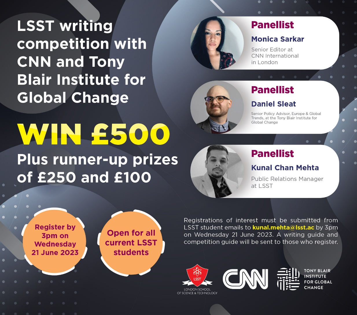 LSST launches 2023 writing competition with panellists from CNN and the ...