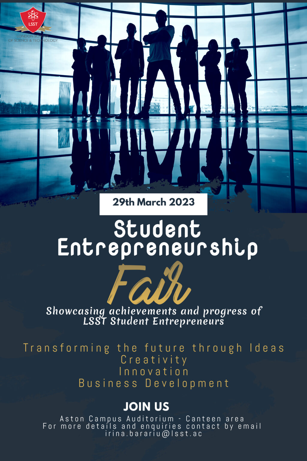 LSST Aston Student Entrepreneurs Showcase Innovations at Campus Fair ...